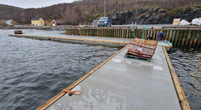 Solvika bekommt neuen Hafen - Angelurlaub in Mittelnorwegen